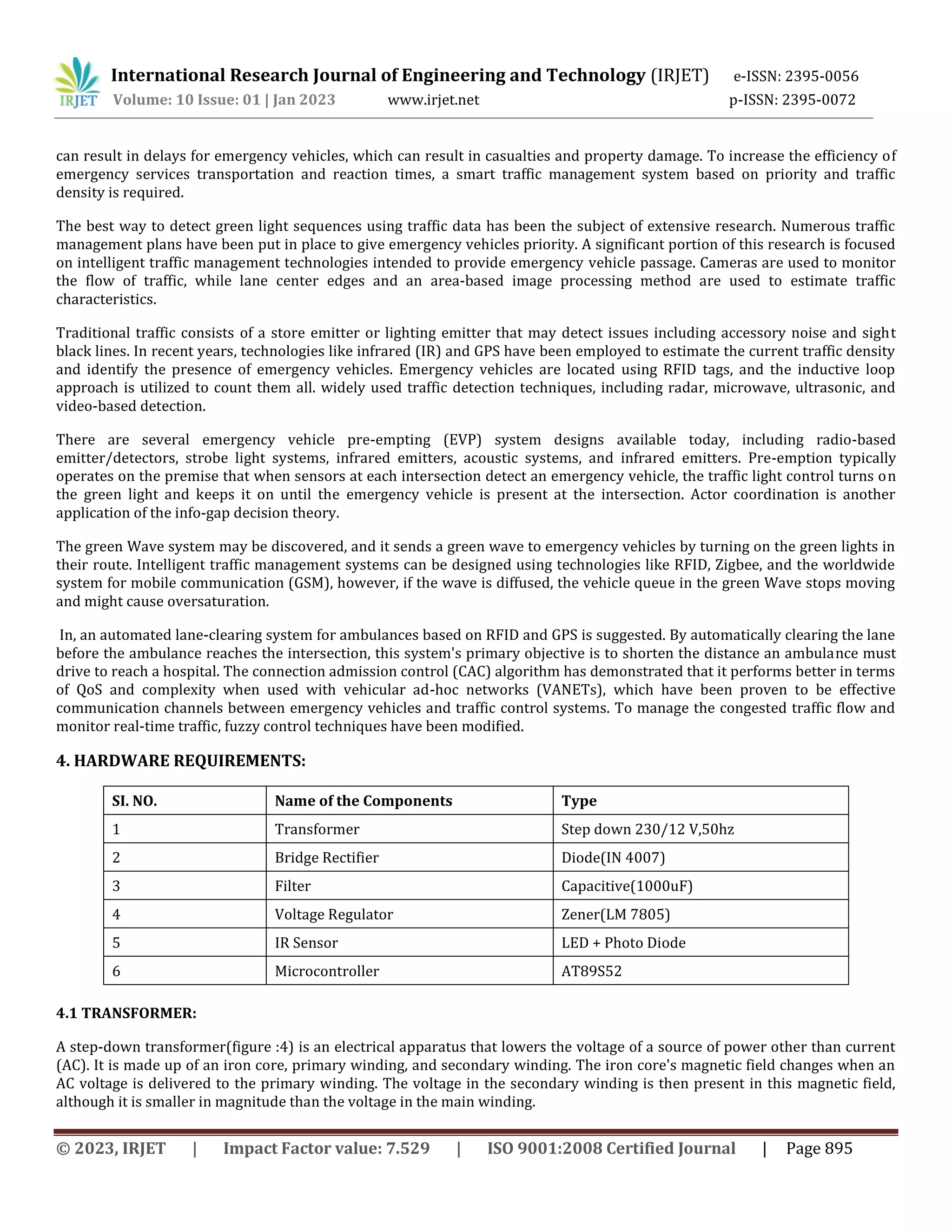 8051 Microcontroller-Based Intelligent-Lifeline Ambulance Route Clearing | PDF