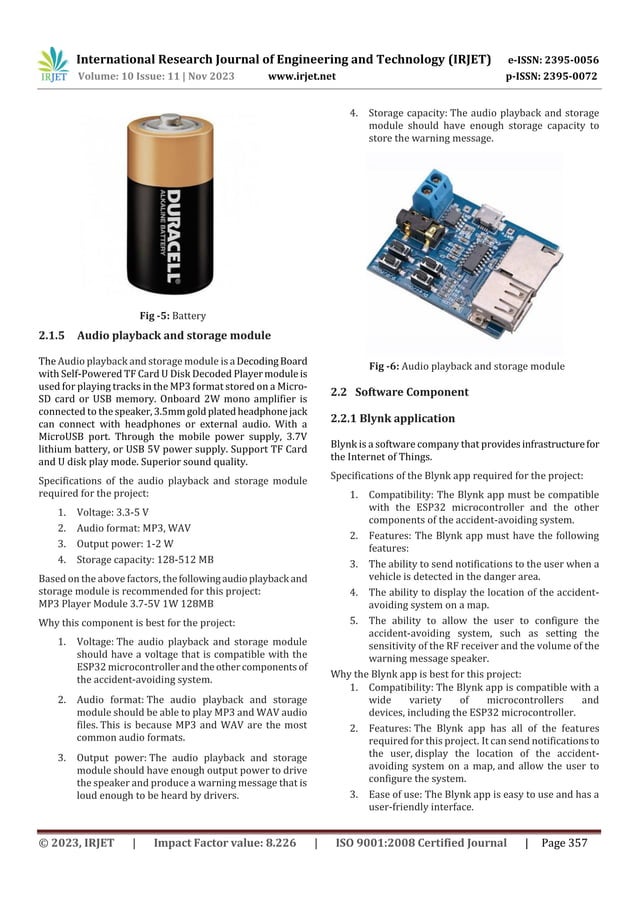 A Survey on IoT-Based Vehicle Accident Prevention and Emergency ...