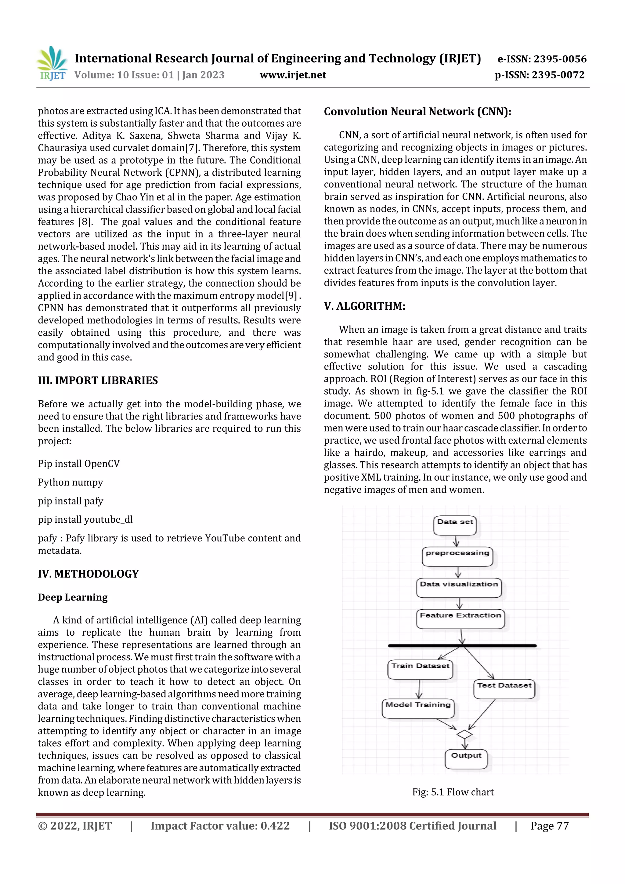 Age and gender detection using deep learning | PDF