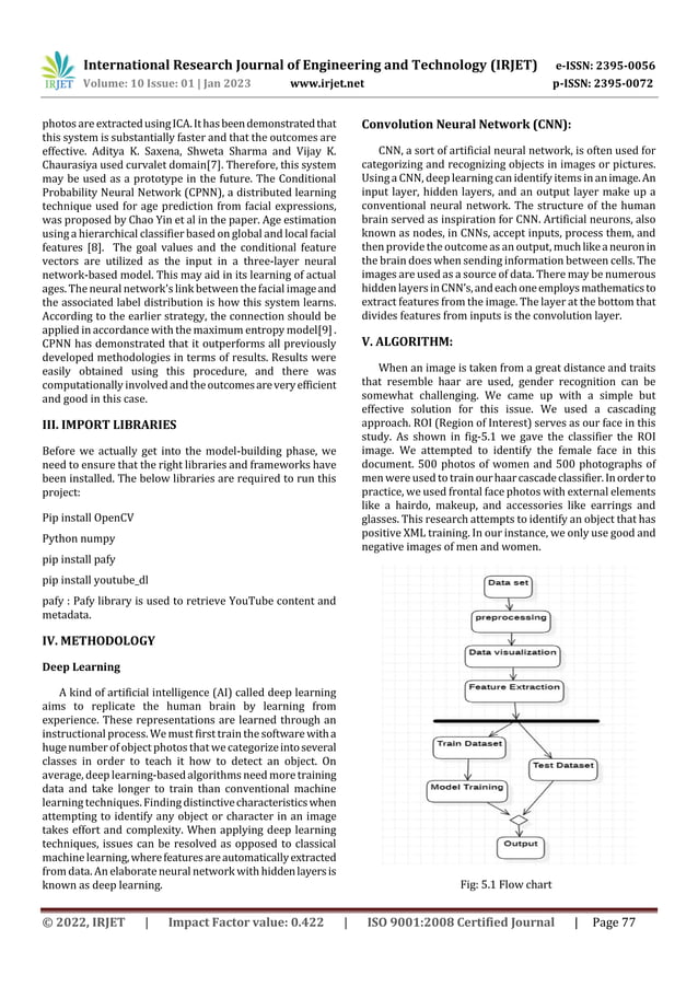 Age and gender detection using deep learning | PDF