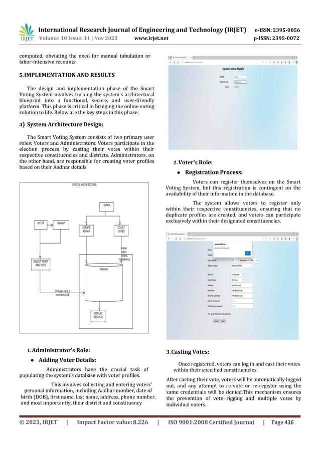 Smart Voting System Using Java Servlets | PDF | Internet | Computing
