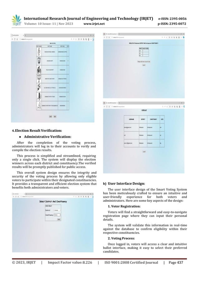 Smart Voting System Using Java Servlets Pdf Internet Computing