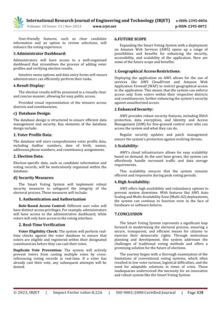 Smart Voting System Using Java Servlets | PDF