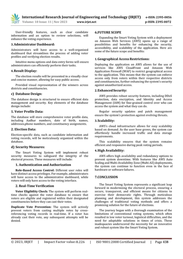 Smart Voting System Using Java Servlets Pdf Internet Computing