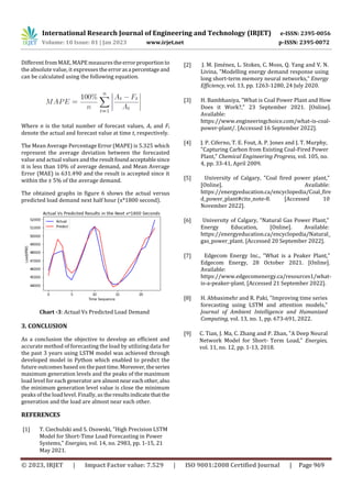 Load Forecasting Using LSTM Model | PDF
