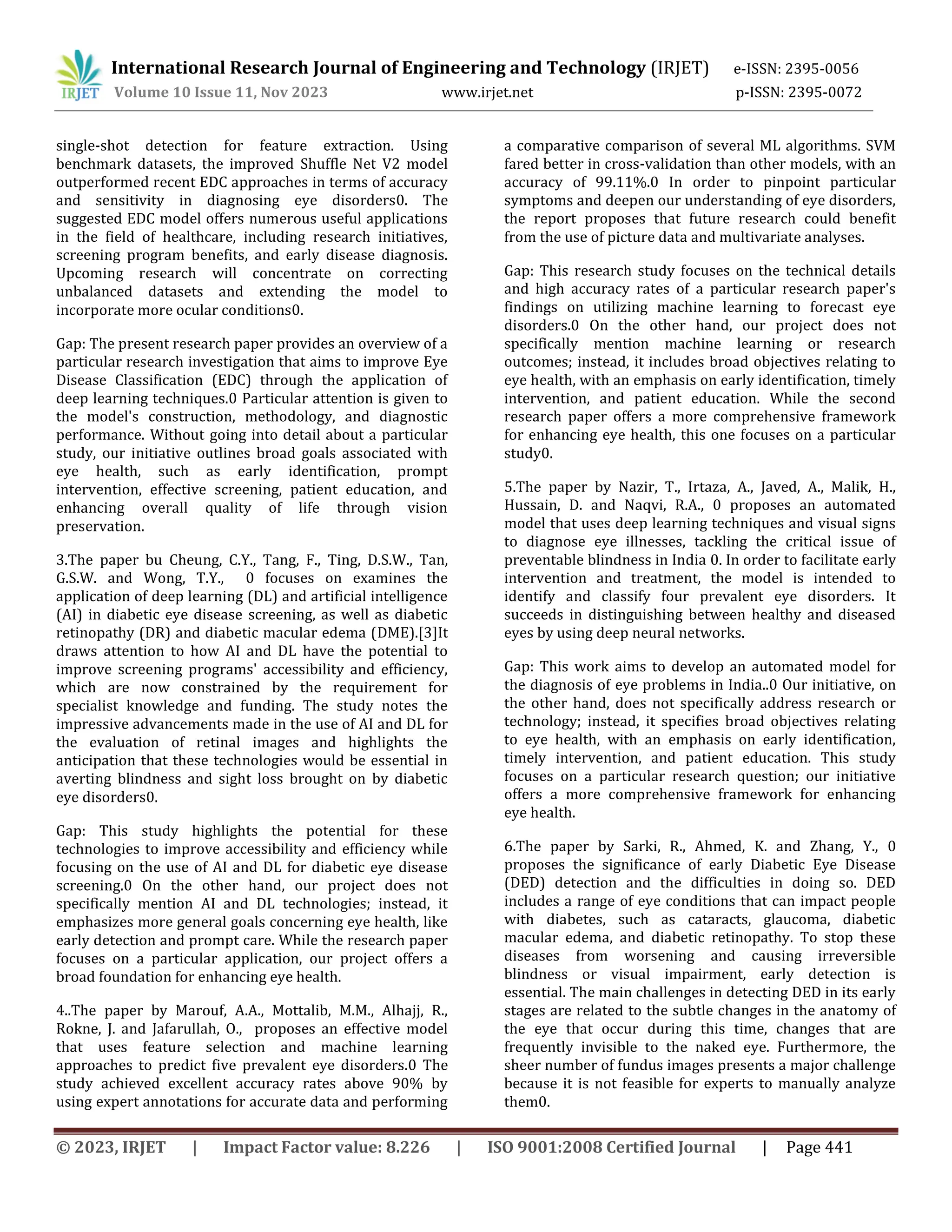 An Automated Eye Disease Detection System Using Convolutional Neural Network Pdf