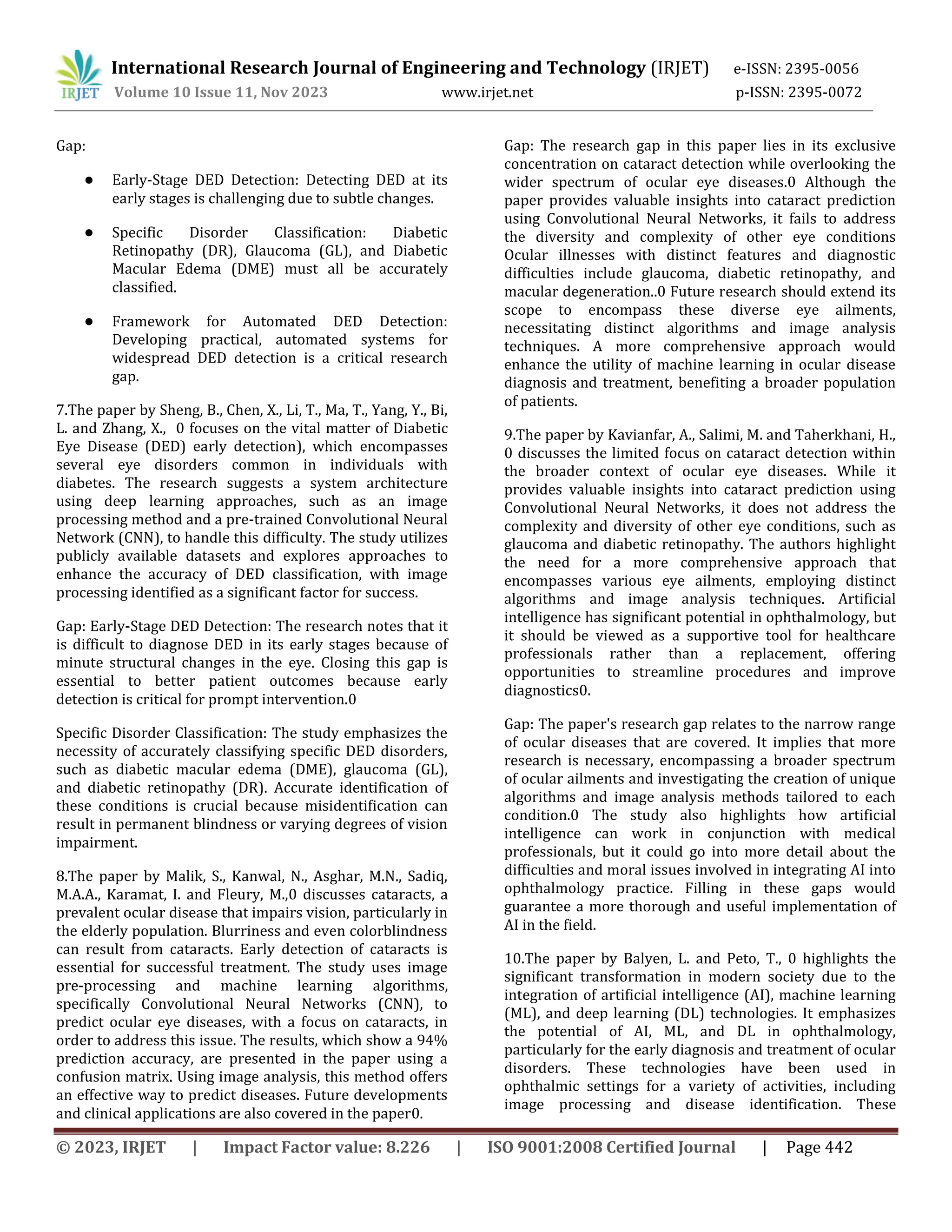 An Automated Eye Disease Detection System Using Convolutional Neural Network Pdf
