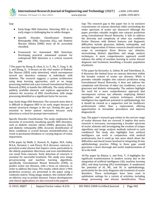 An Automated Eye Disease Detection System Using Convolutional Neural Network | PDF