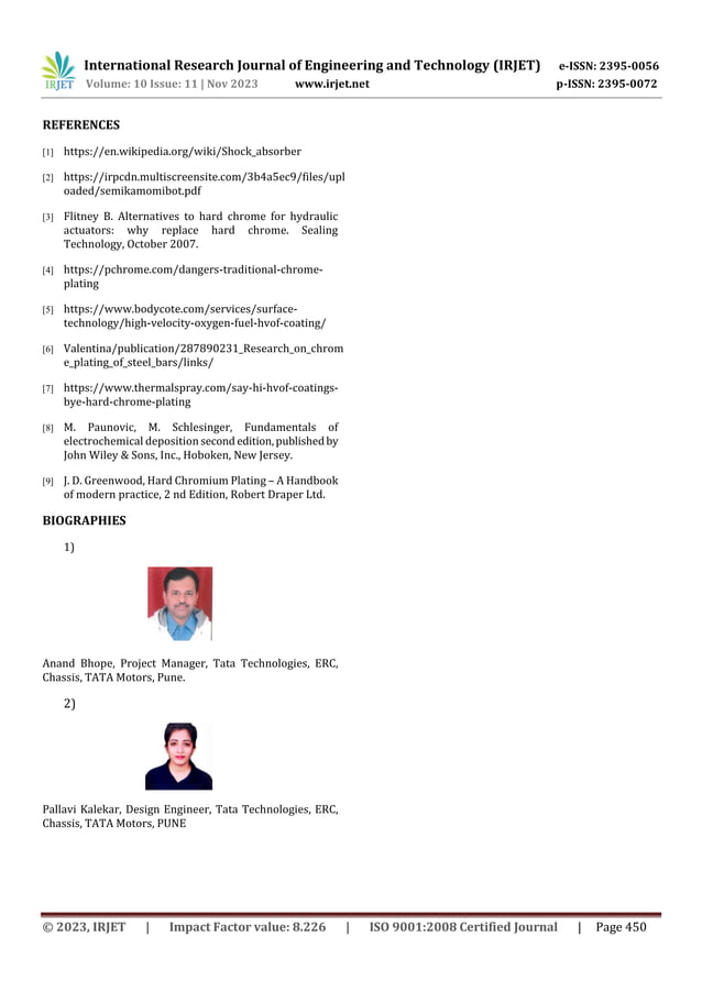 SMART MANUFACTURING METHOD FOR PISTON ROD CHROME PLATING | PDF | Auto ...