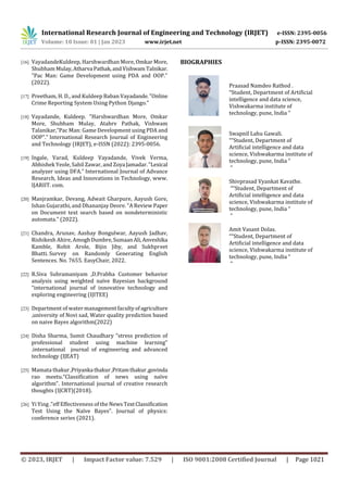 News article classification using Naive Bayes Algorithm | PDF | Technology & Computing
