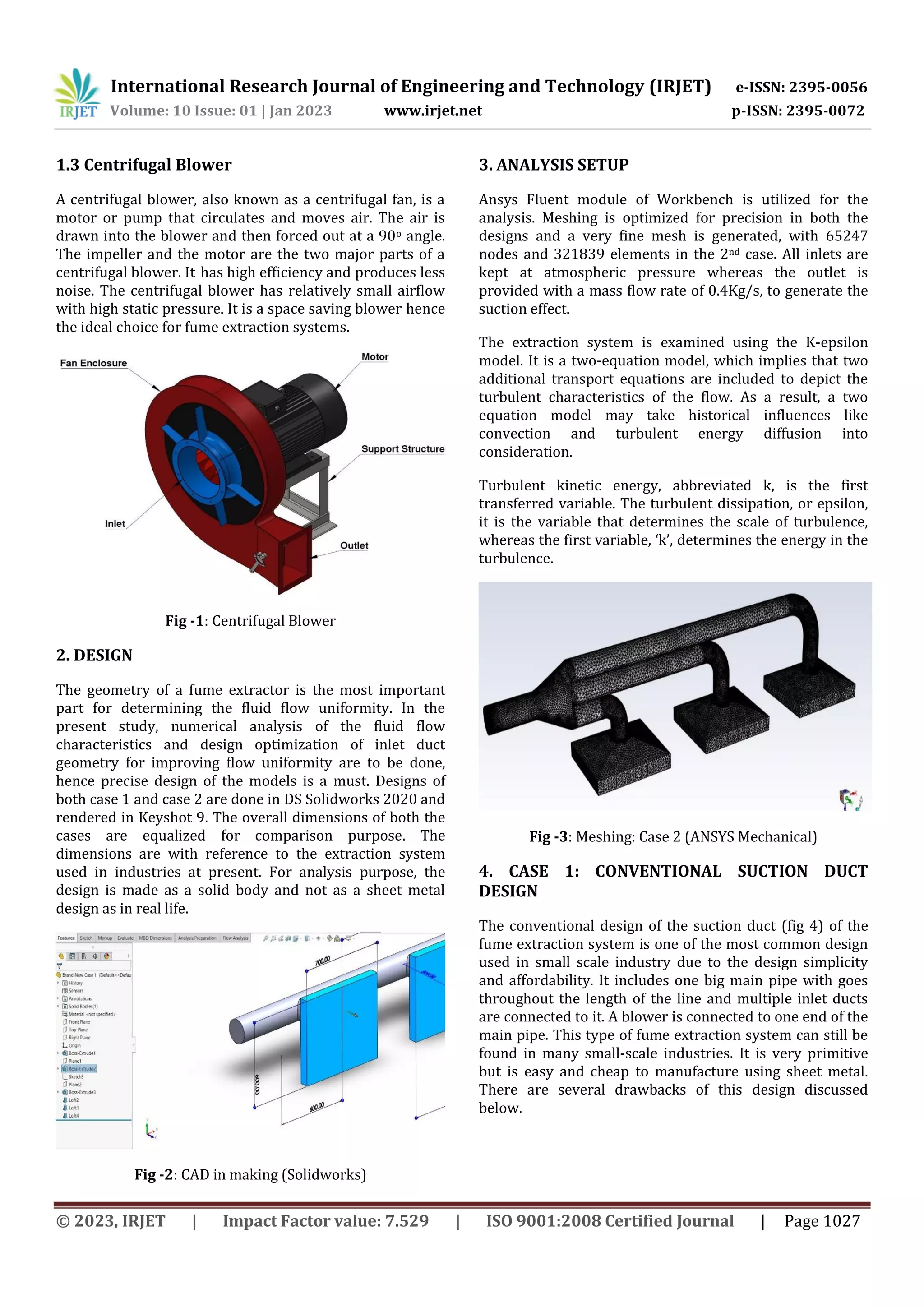 Suction Duct Optimization for Fume Extraction System | PDF