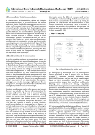 A Survey of Personalized Recommendation Systems for Enhancing Student’s Campus Experience | PDF