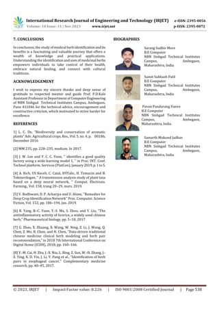 Medical Herb Identification and It’s Benefits | PDF | Herbs and ...