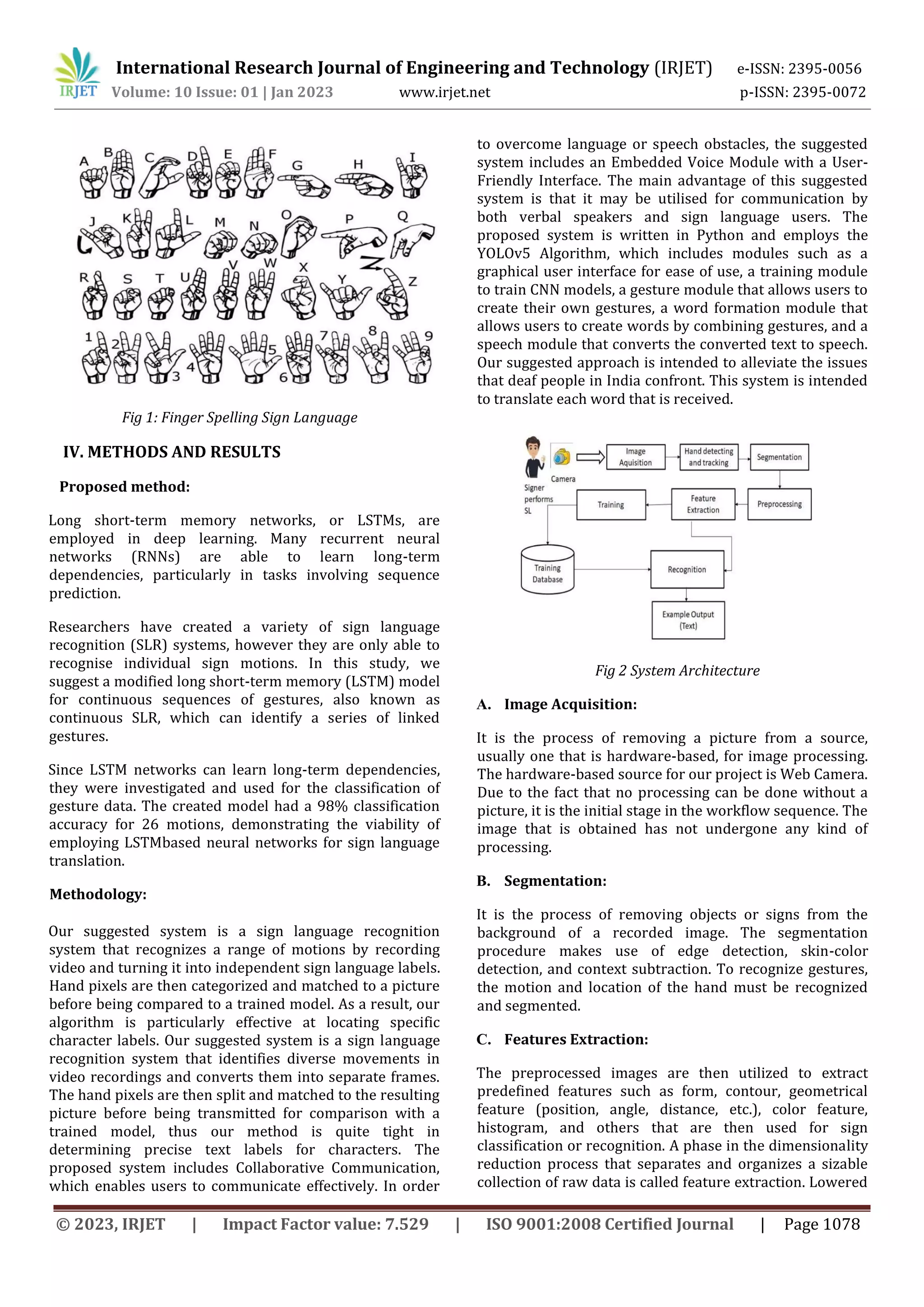 Sign Language Detection Using Action Recognition Pdf