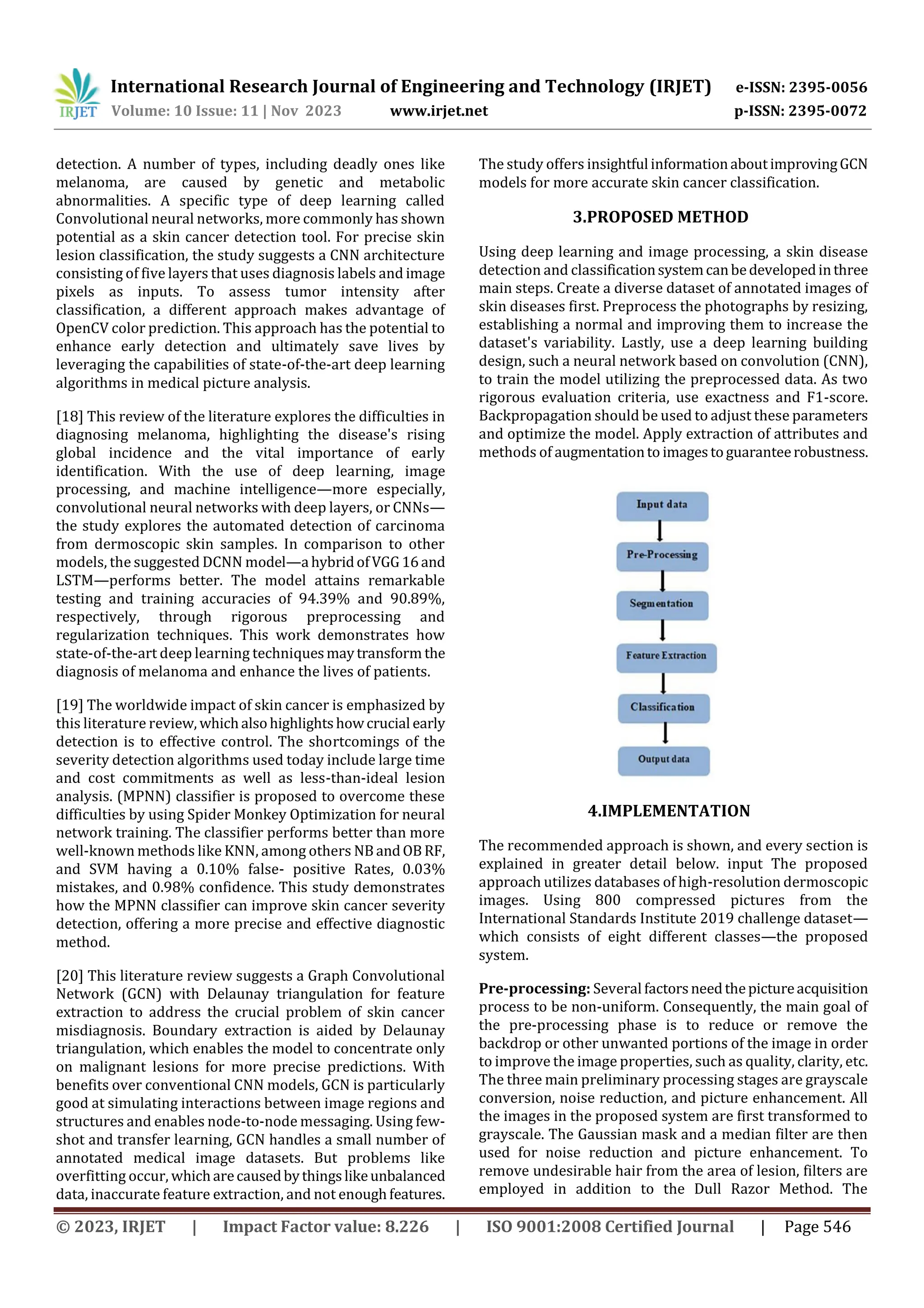 SKIN CANCER DETECTION AND SEVERITY PREDICTION USING DEEP LEARNING | PDF