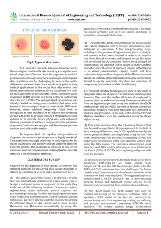 SKIN CANCER DETECTION AND SEVERITY PREDICTION USING DEEP LEARNING | PDF
