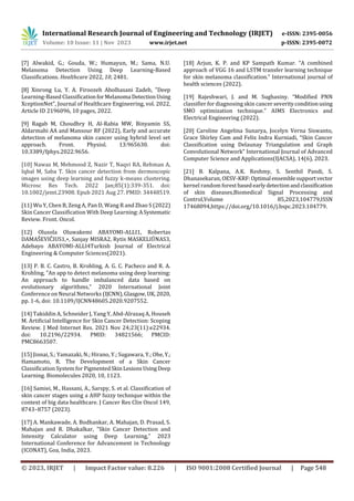 SKIN CANCER DETECTION AND SEVERITY PREDICTION USING DEEP LEARNING | PDF