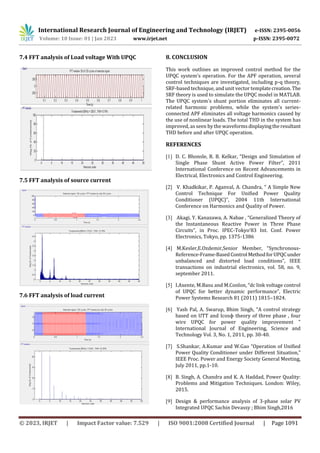 POWER QUALITY ENHANCEMENT USING UPQC | PDF | Home Appliances | Home ...