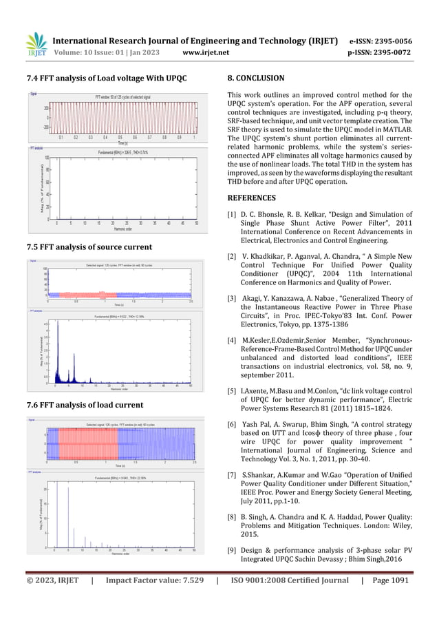 Power Quality Enhancement Using Upqc Pdf Home Appliances Home And Garden