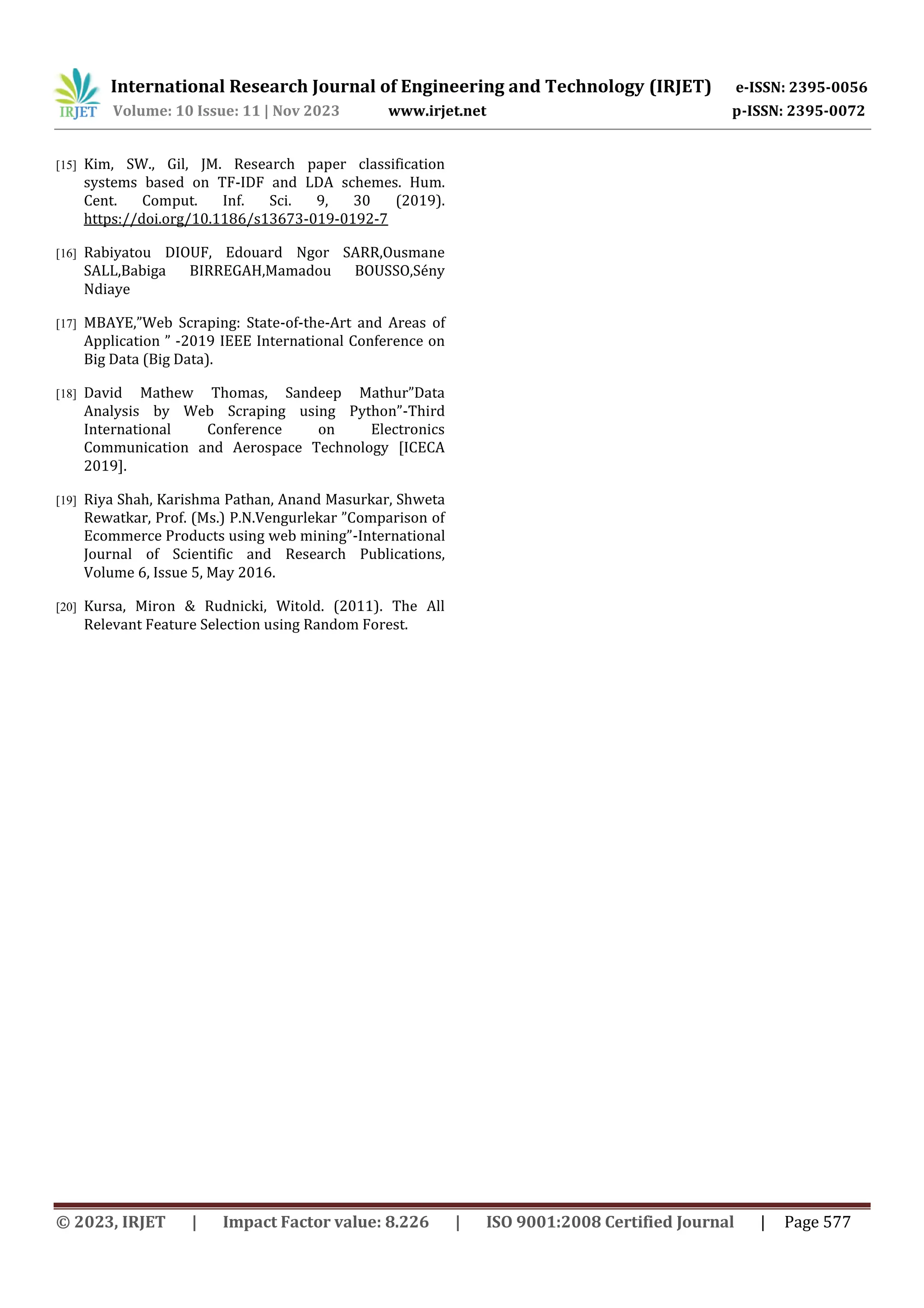 Product Comparison Website using Web scraping and Machine learning. | PDF | Search | Internet
