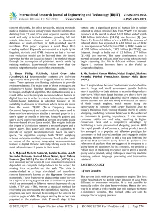 Product Comparison Website using Web scraping and Machine learning. | PDF | Search | Internet