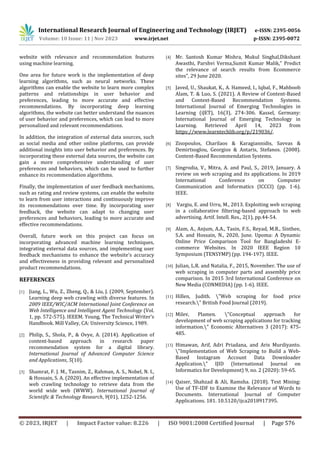 Product Comparison Website using Web scraping and Machine learning. | PDF | Search | Internet