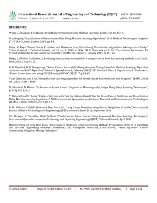 CANCER TUMOR DETECTION USING MACHINE LEARNING | PDF