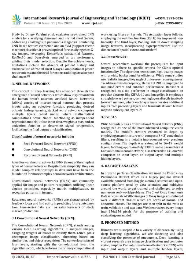 Enhancing Pneumonia Detection: A Comparative Study of CNN, DenseNet201 ...