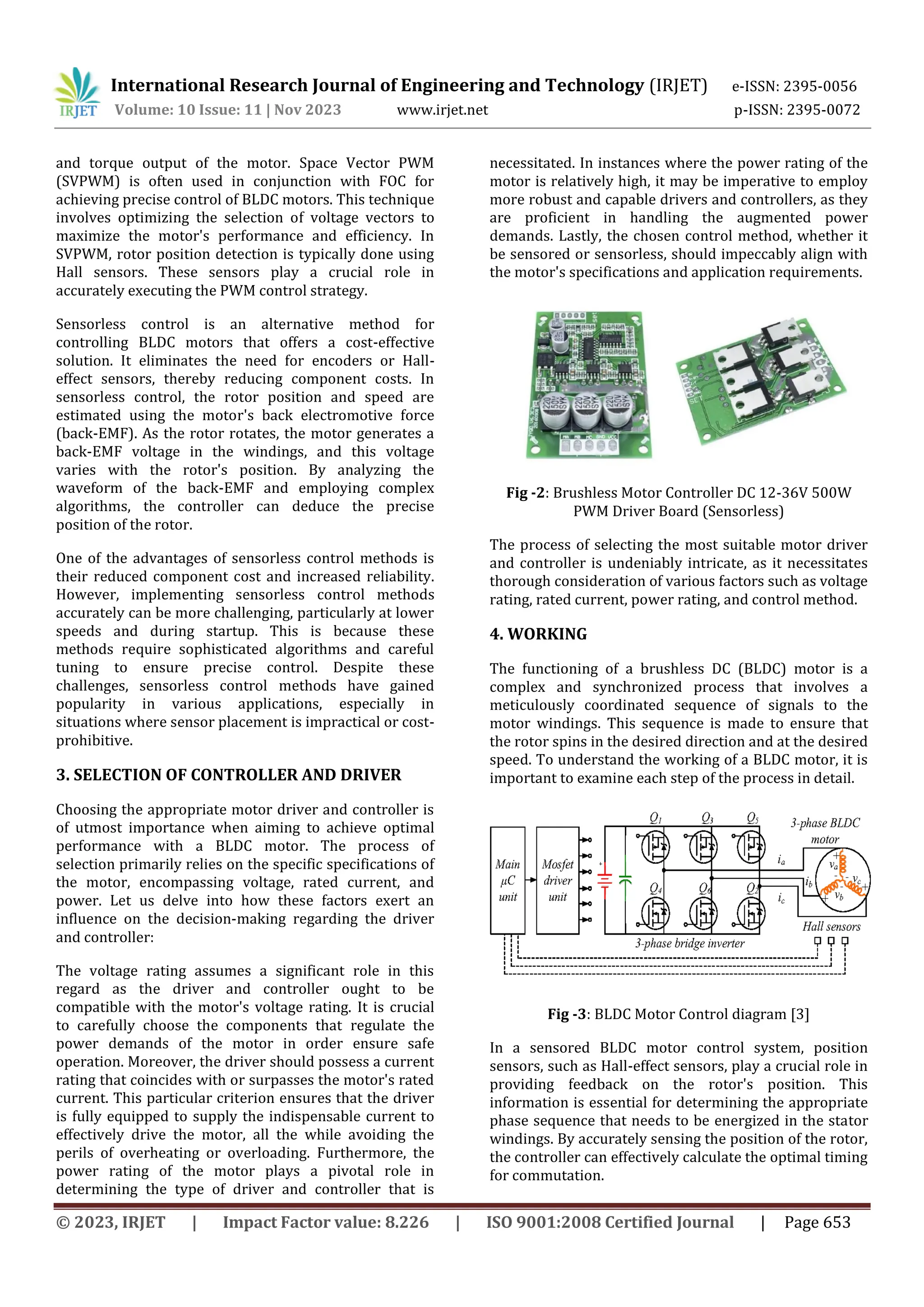 Design of BLDC Motor Controller | PDF