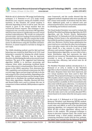 An Optimized-Throttled Algorithm for Distributing Load in Cloud Computing | PDF | Cloud ...