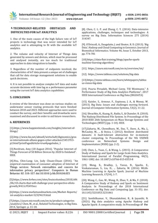 IoT devices enabled for data analytics intelligent decision making ...