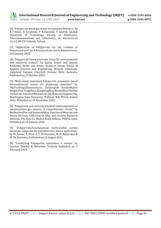 Battery Application Studies of Polypyrrole with Bio-waste Material as Composite | PDF