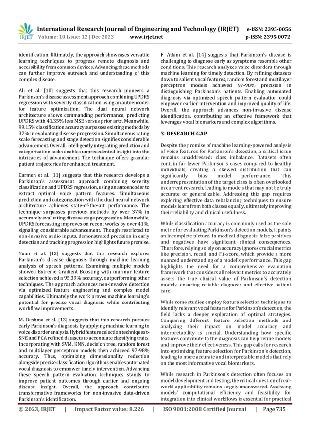 Comparative Analysis Of Machine Learning Algorithms For Parkinsons Disease Prediction Pdf