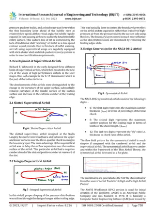 Study of Flow Over Supercritical Airfoil and it’s Comparison with NACA Airfoil | PDF