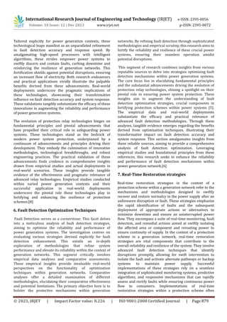 Protection Scheme in Generation Network | PDF | Computer Networking | Computing