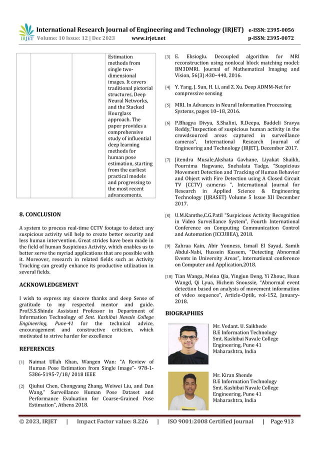 DEEP LEARNING APPROACH FOR SUSPICIOUS ACTIVITY DETECTION FROM SURVEILLANCE VIDEO | PDF