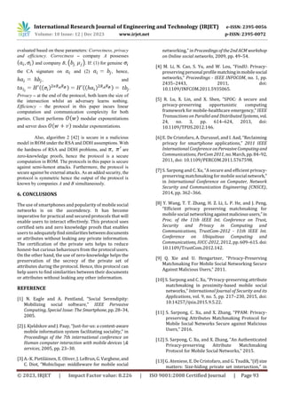DATA COMPARISON: APPLICATION OF PSI AND ZERO-KNOWLEDGE SCHEME | PDF