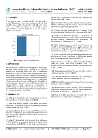 CREDIT CARD FRAUD DETECTION USING MACHINE LEARNING | PDF