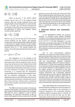 Study of Multiple Plasmon Resonance based Broadband Cross- Polarization Conversion on an ...