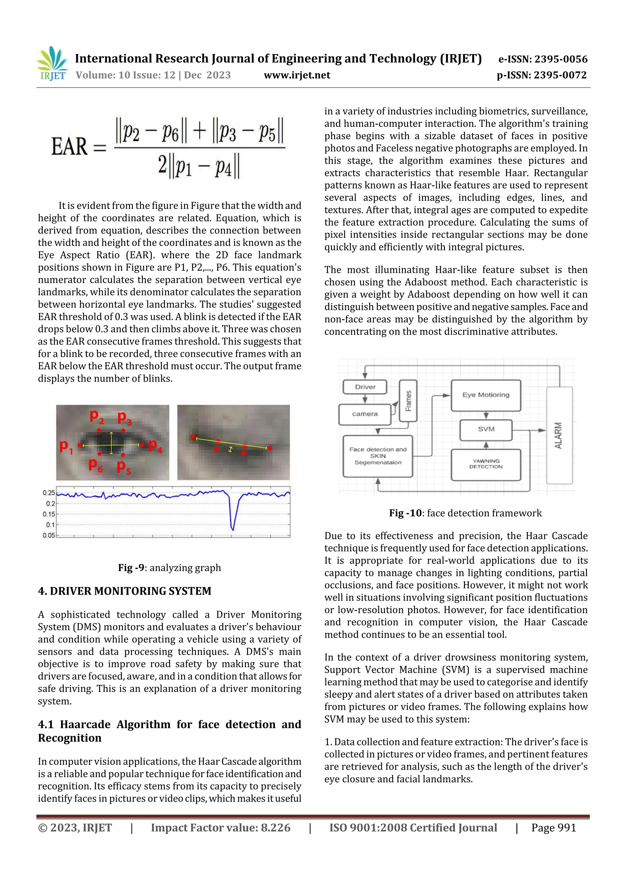 MACHINE LEARNING BASED DRIVER MONITORING SYSTEM | PDF