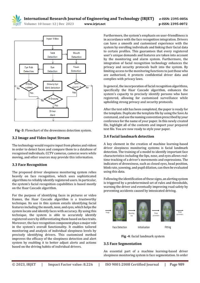 MACHINE LEARNING BASED DRIVER MONITORING SYSTEM | PDF