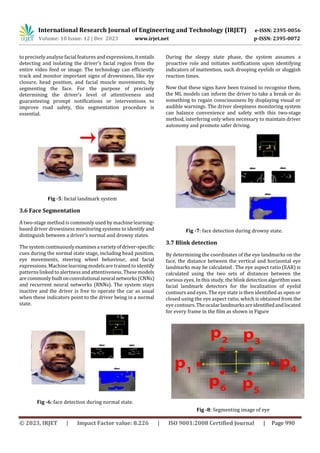 MACHINE LEARNING BASED DRIVER MONITORING SYSTEM | PDF