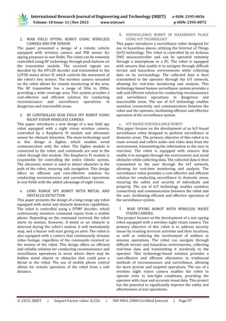 WarField Robot | PDF