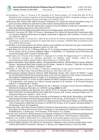 Effectiveness of organic compounds for preventing mild steel corrosion ...