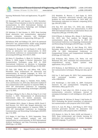 Text Summarization of Food Reviews using AbstractiveSummarization and Recurrent Neural Networks ...