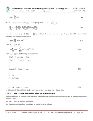 DTM-Pade Approximation to Analyse the Powell-Eyring Fluid Flow Over a Linear Stretching Sheet | PDF