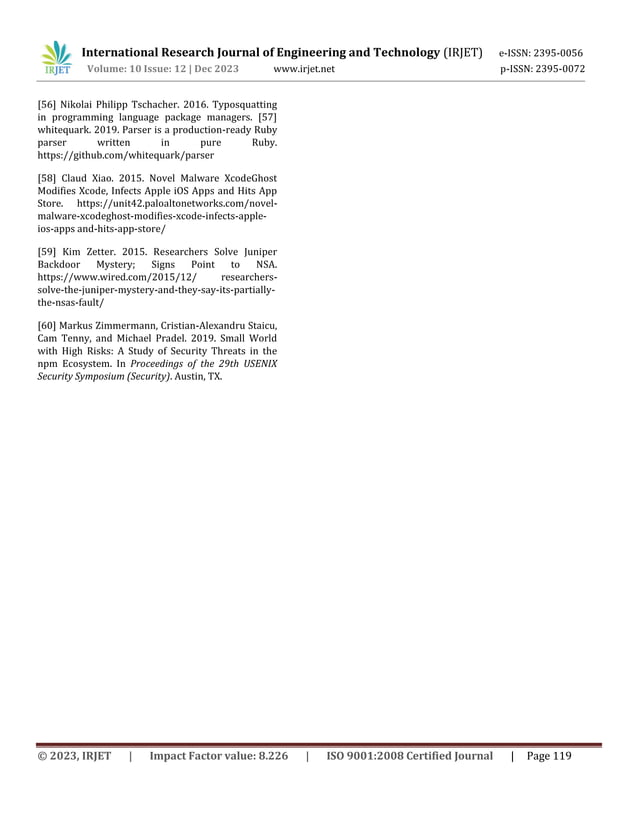 OSSCR: A framework for detecting Software Supply Chain “Risks” in Open- source Software Packages ...