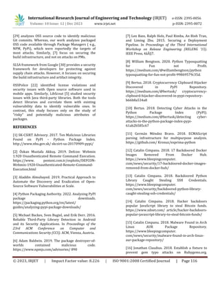 OSSCR: A framework for detecting Software Supply Chain “Risks” in Open- source Software Packages ...