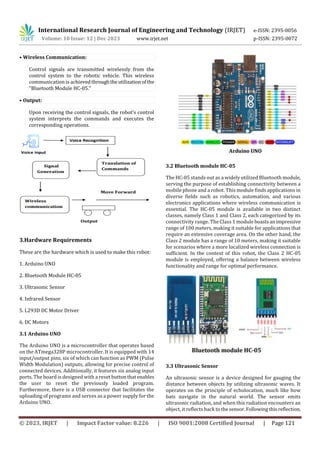 A Voice Controlled Vehicle For The Aid Of Disabled Person | PDF | Computer Peripherals | Computing