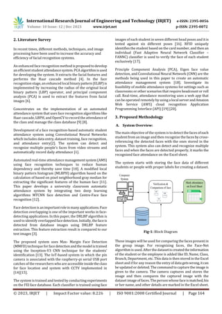 A Real Time Advance Automated Attendance System using Face-Net Algorithm | PDF